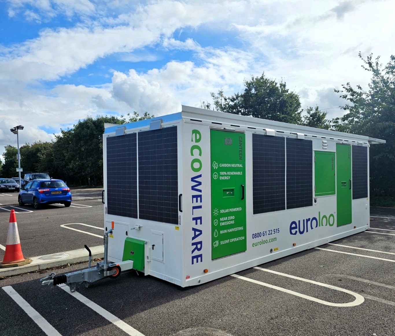 24ft 15 Person Mobile Welfare Unit Office - ecowelfare